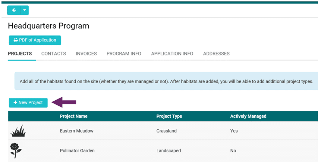 Adding, Editing and Deleting Projects - Tandem Global